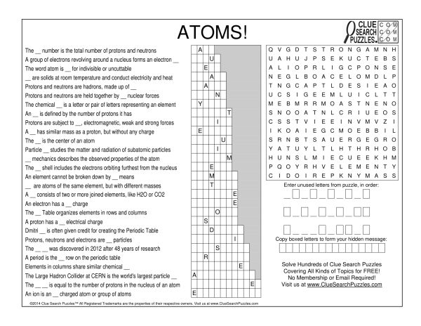 ATOMS TRIVIA QUIZ