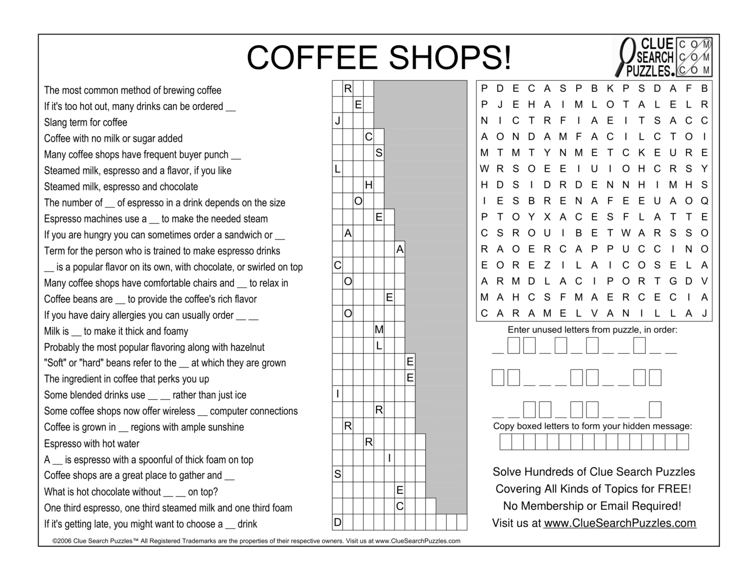 AT THE BAKERY TRIVIA QUIZ