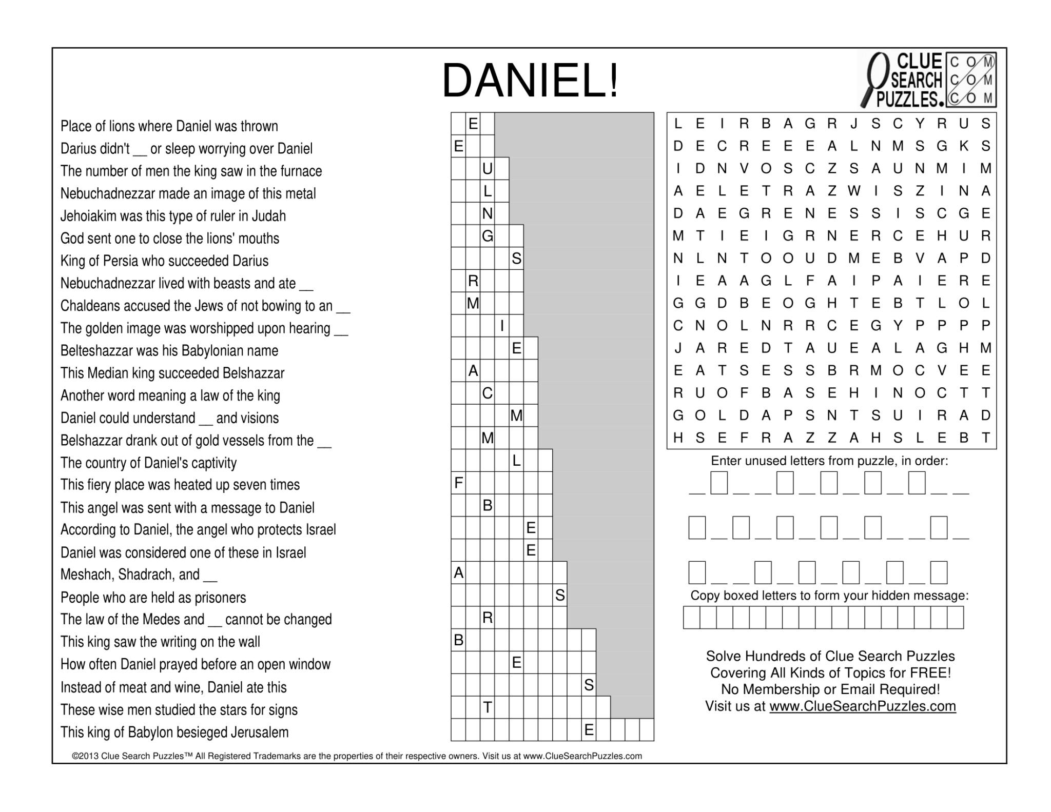 DANIEL TRIVIA QUIZ