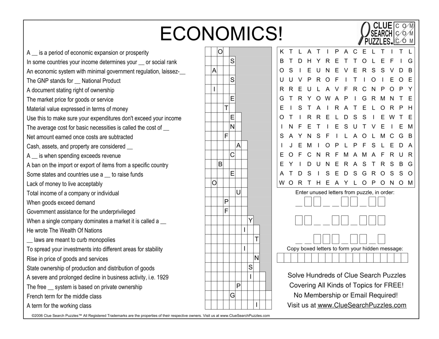 ECONOMICS TRIVIA QUIZ