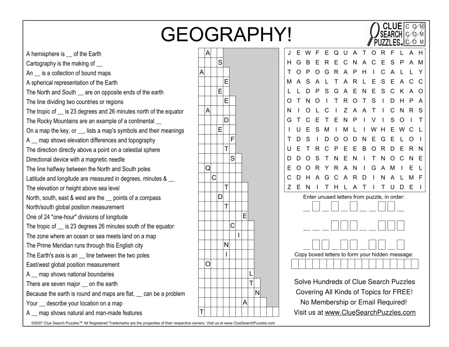 GEOGRAPHY TRIVIA QUIZ
