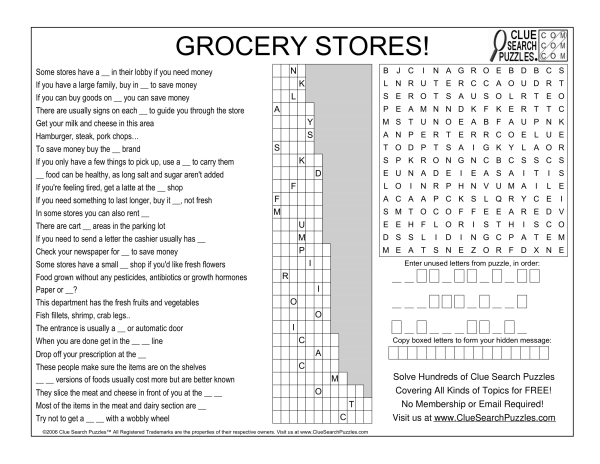 GROCERY STORES TRIVIA QUIZ