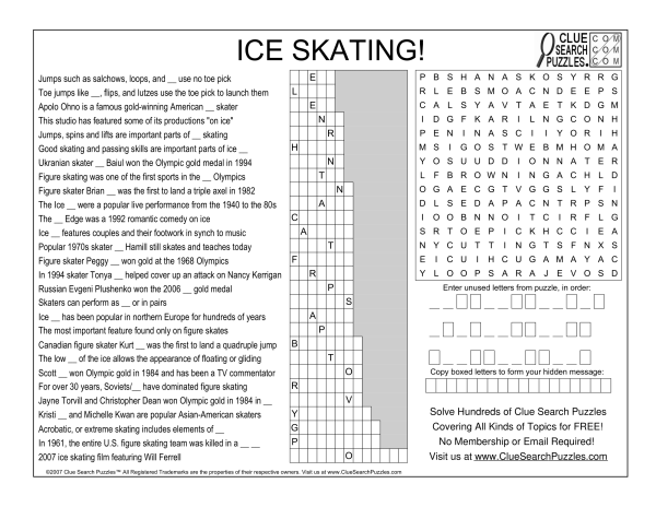 ICE SKATING TRIVIA QUIZ
