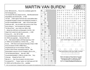 MARTIN VAN BUREN TRIVIA QUIZ
