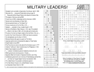 MILITARY LEADERS TRIVIA QUIZ