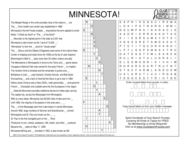 MINNESOTA TRIVIA QUIZ
