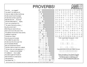 PROVERBS TRIVIA QUIZ