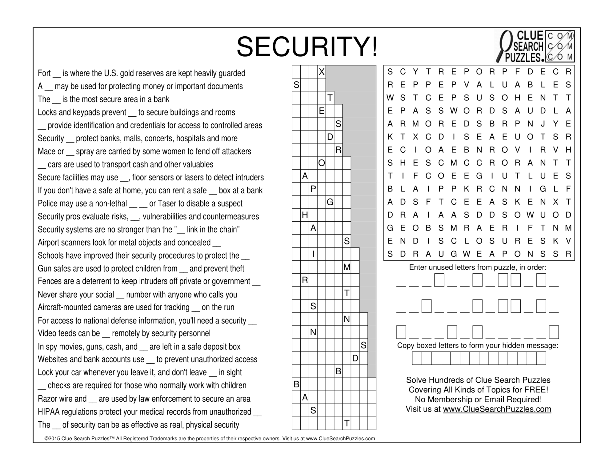 SECURITY TRIVIA QUIZ