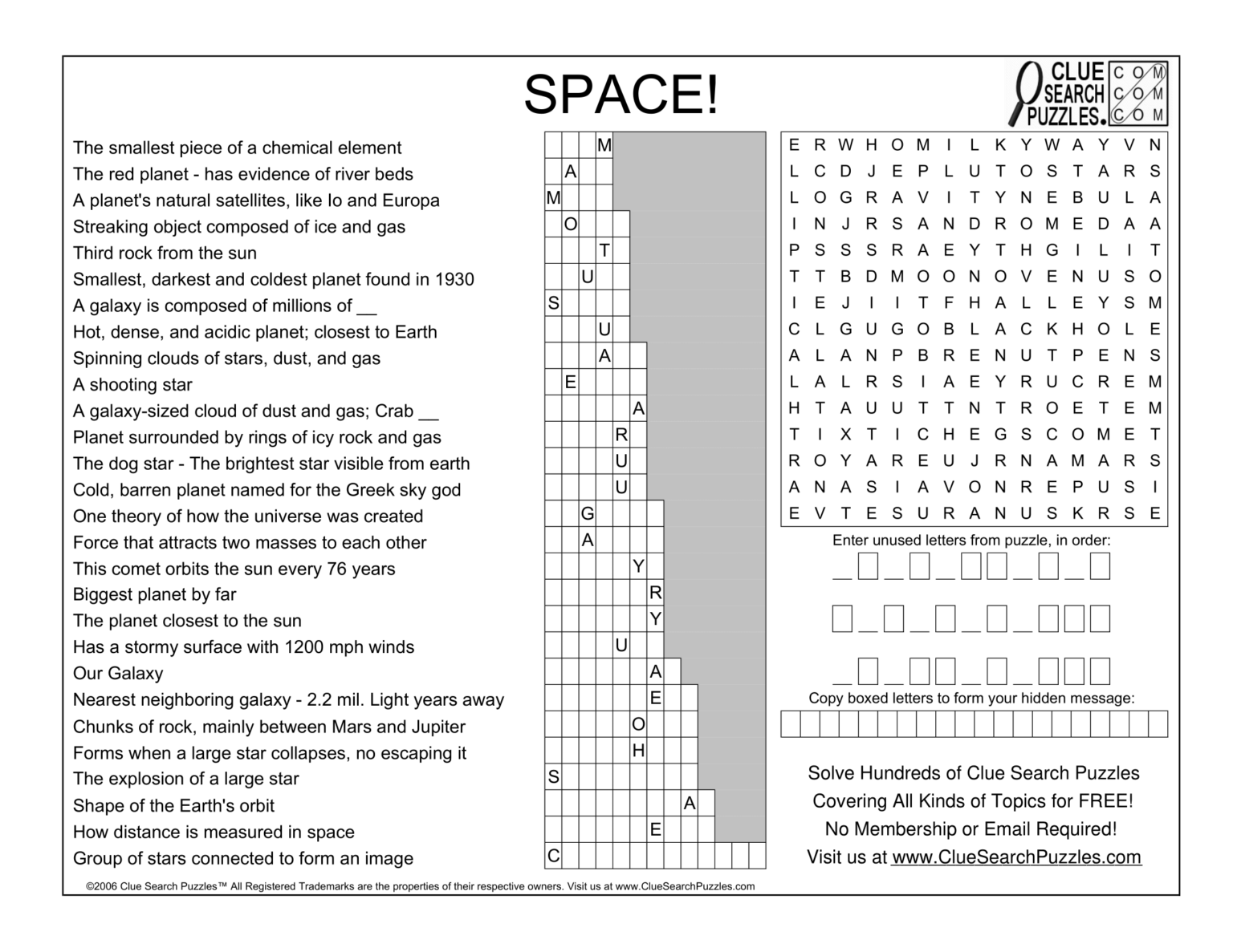 SPACE TRIVIA QUIZ