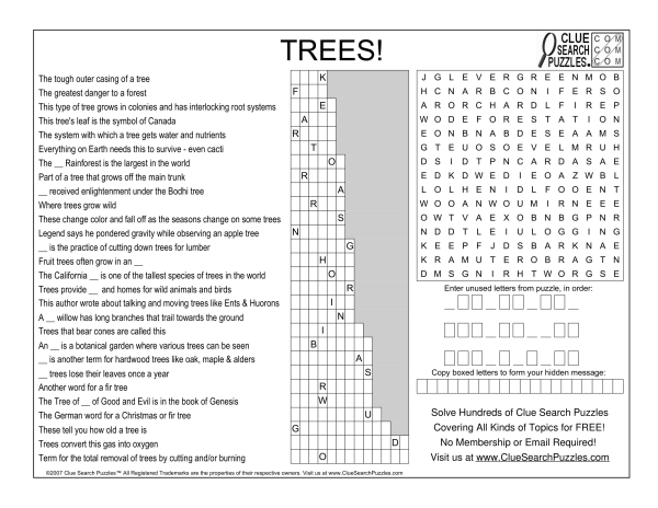 TREES TRIVIA QUIZ